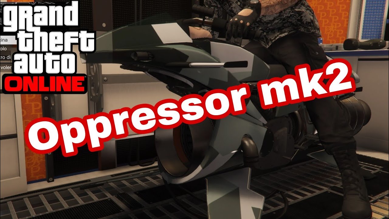 Oppressor mk2 con mitragliatrice esplosiva da pauraaa - Gta online dlc ...