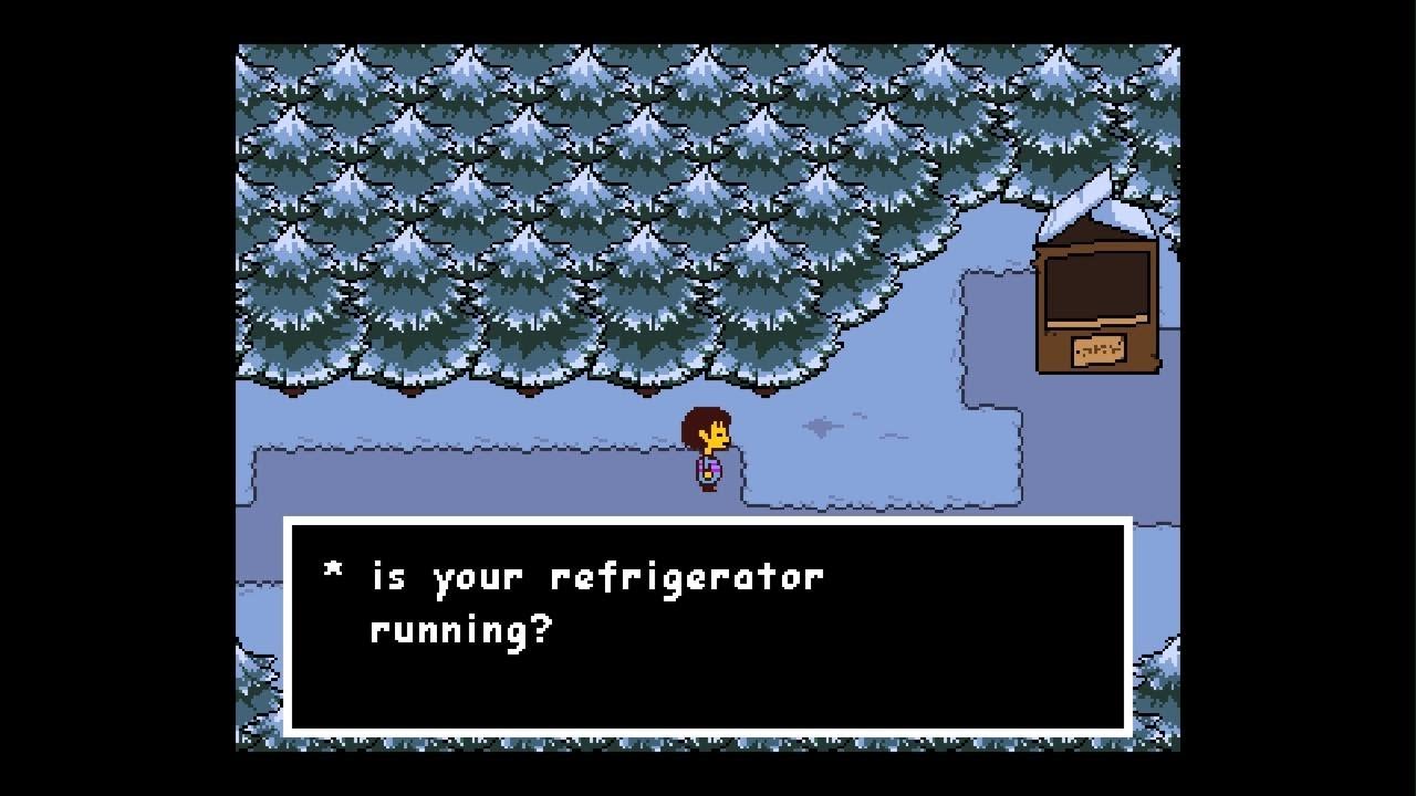 Undertale i got the is your refrigerator running fun event in undertale ...