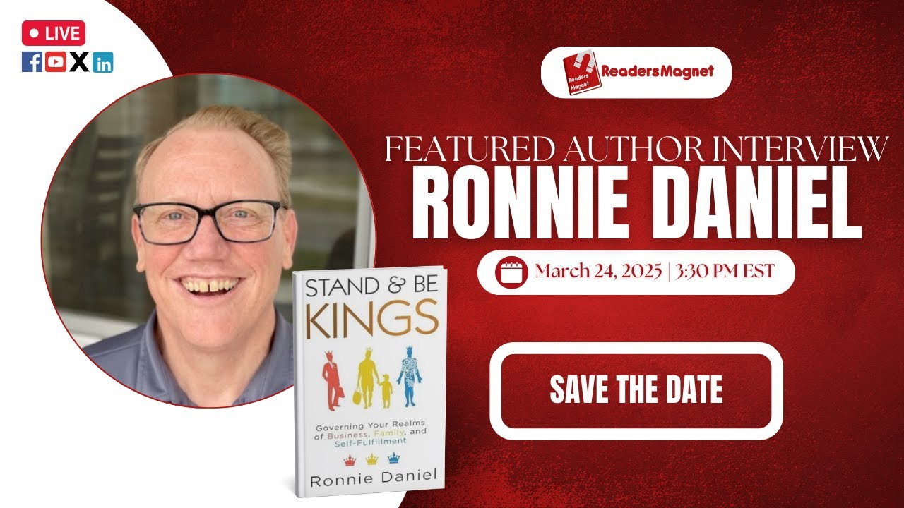 ReadersMagnet | Author Interview with Ronnie Daniel - YouTube