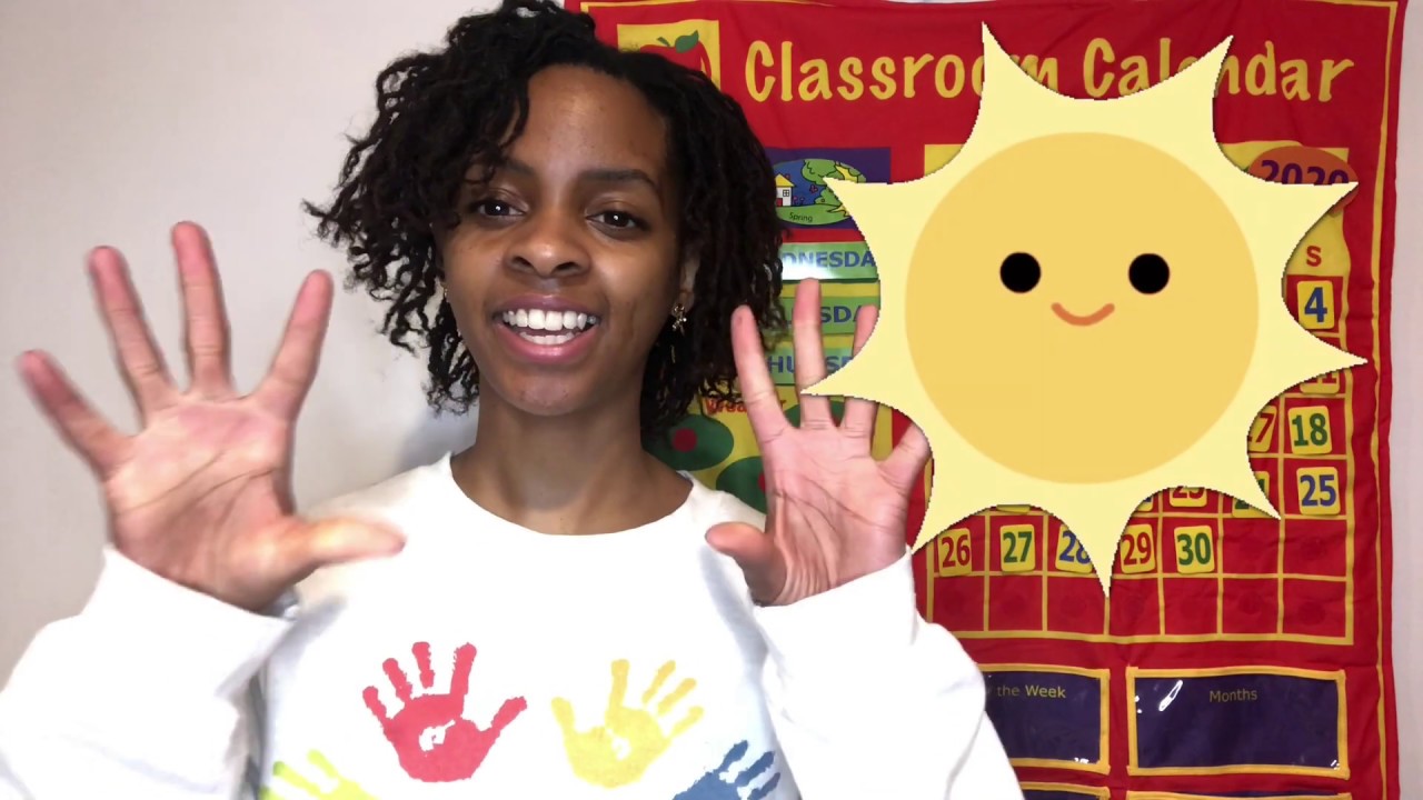 Circle Time: learning days of the week in sign language - YouTube