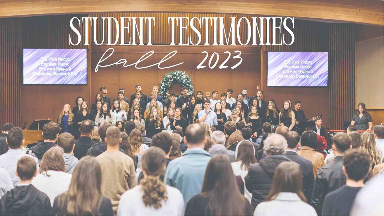 Great Commission Fall 2023 Student Testimonies - YouTube