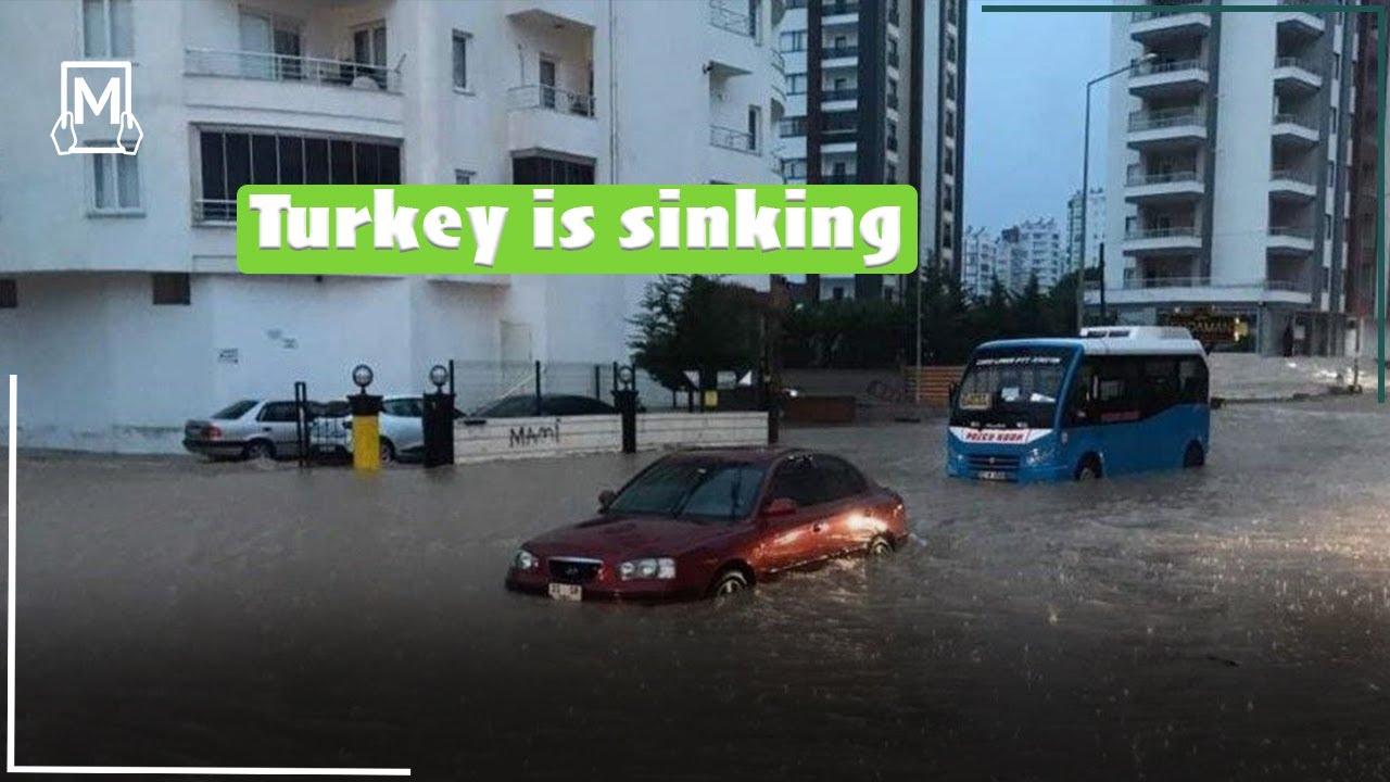 Turkish Infrastructure unable to absorb rains, streets turned into ...
