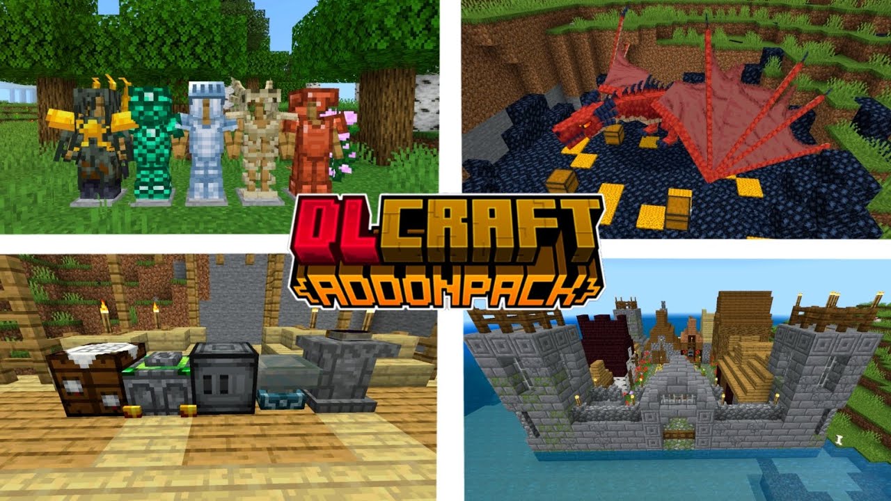 O ADDON MAIS DIFÍCIL DO MINECRAFT BEDROCK ATUALIZADO - DL CRAFT - YouTube