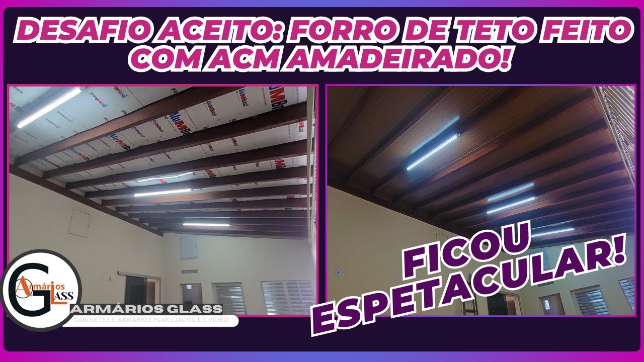 Desafiaram-me a Fazer um Forro de ACM Amadeirado – O Resultado Superou ...
