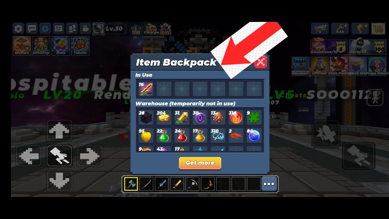 ABUSING BACKPACK ITEMS IN (Blockman Go) BedWars - YouTube