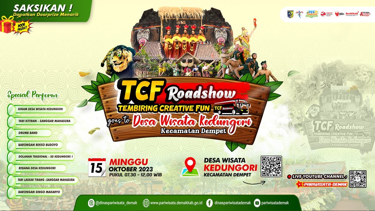 TCF (TEMBIRING CREATIVE FUN) "ROADSHOW DESA WISATA KEDUNGORI" - YouTube