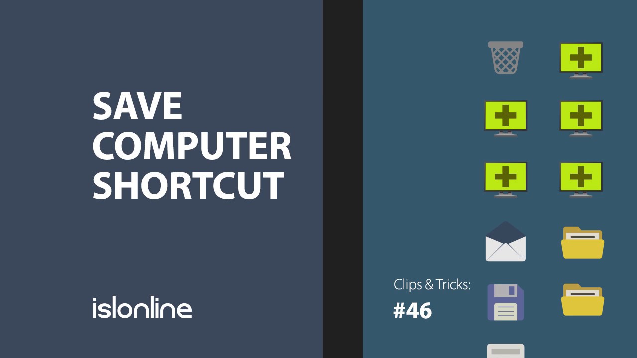 Save Computer Shortcut | Clips & Tricks #46 - YouTube