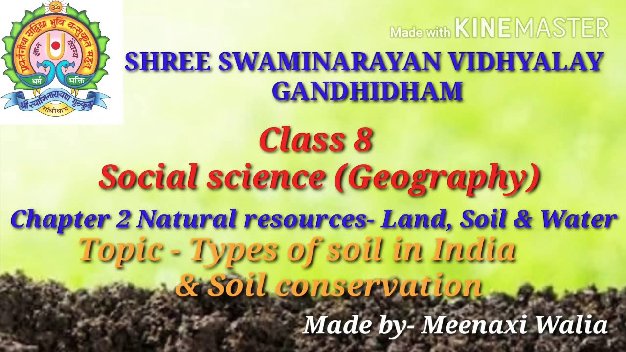 CLASS 8 Social Science geography Ch2 Natural Natural Resource Soil video 2 YouTube class-8-social-science-geography-ch2-natural-natural-resource-soil-video-2-youtube