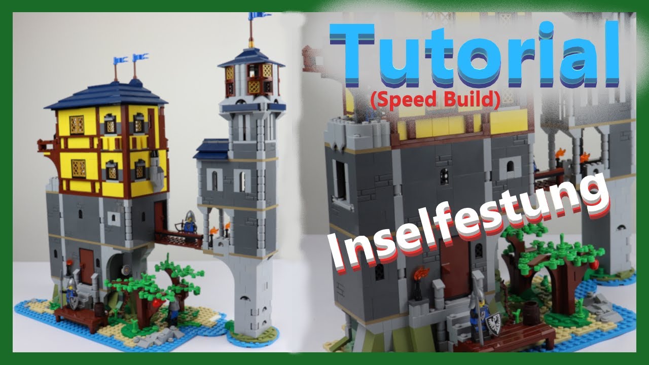 Inselfestung [Tutorial/Speed Build] 2x Lego Creator 31120 Castle ...