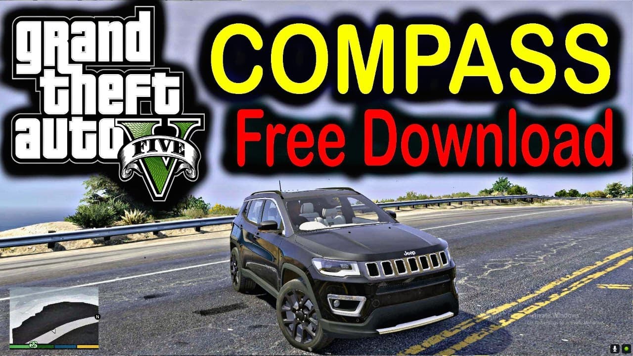jeep compass mod free download for GTA V - YouTube