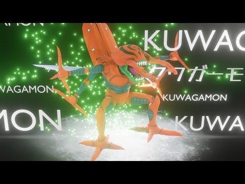 Kuwagamon full evolution line - YouTube