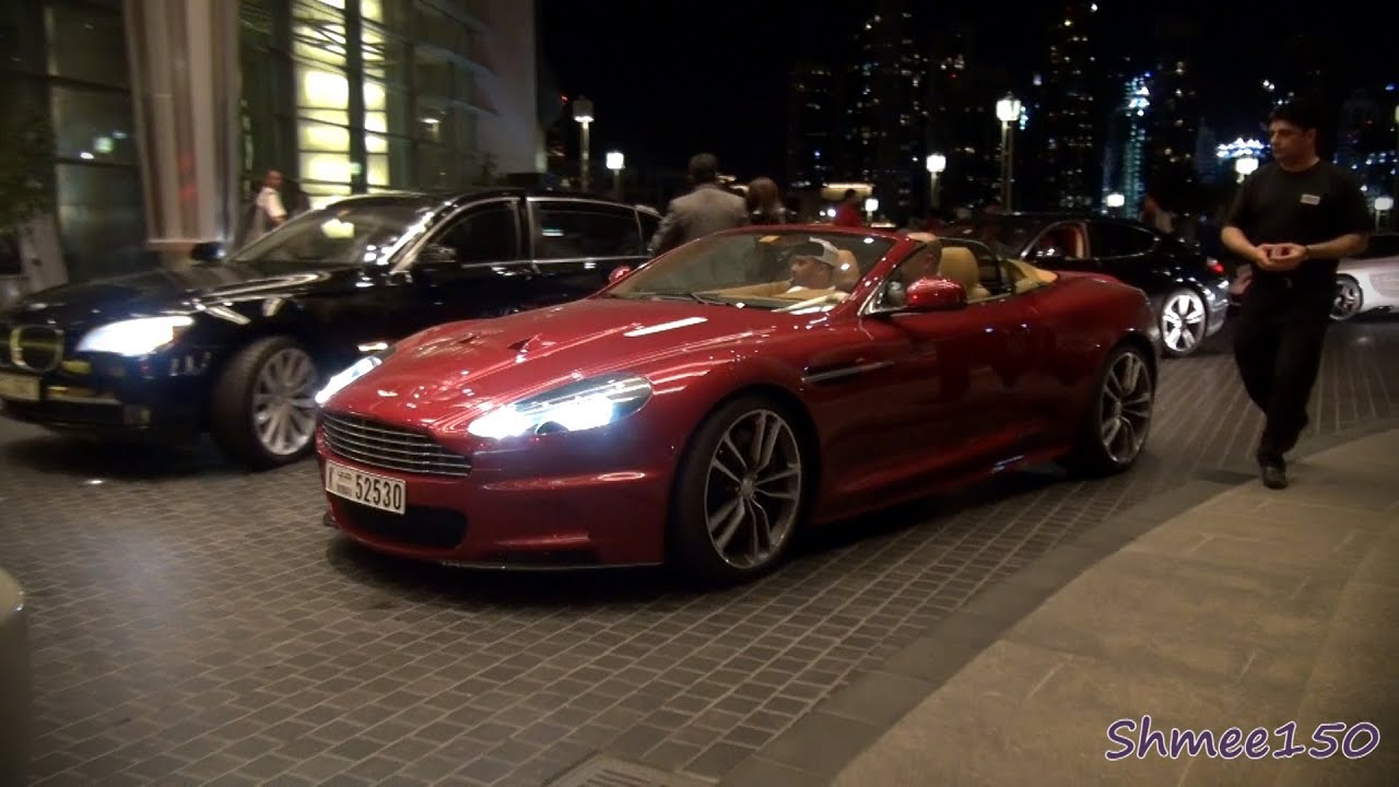 Aston Martin DBS Volante - Stunning Dark Red - YouTube