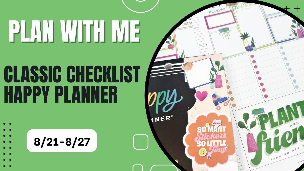 Plan With Me | Vertical Checklist Layout - YouTube