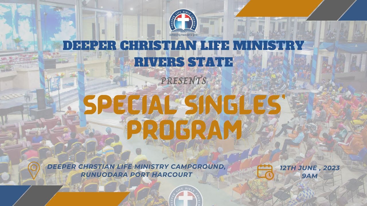 SPECIAL SINGLES' PROGRAM ||12062023 - YouTube