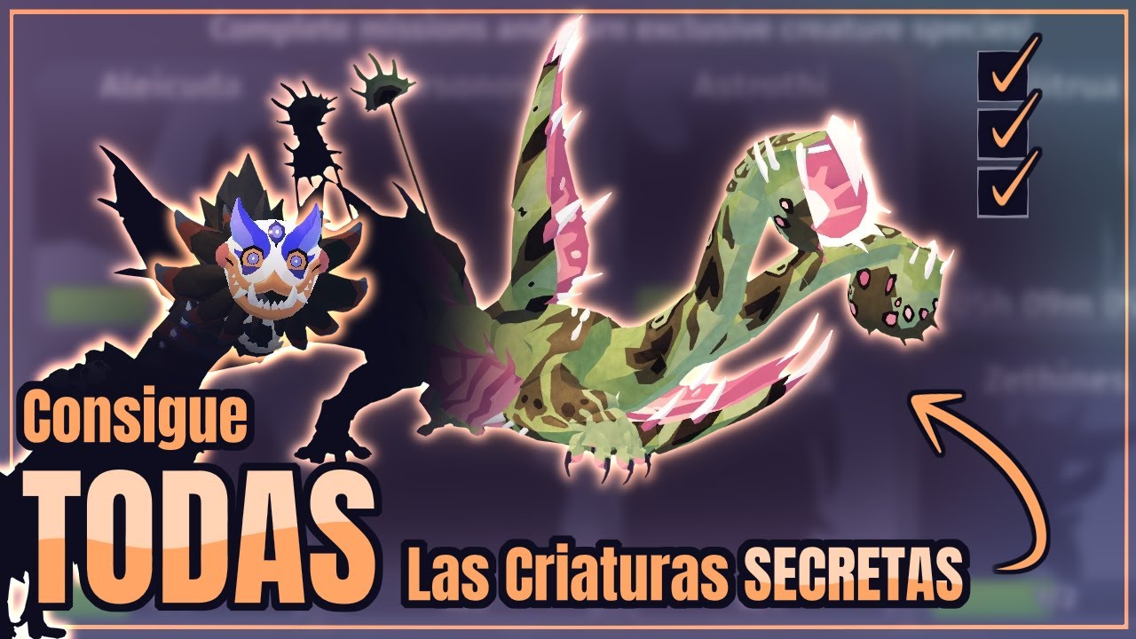 Cómo Conseguir a Venuella y TODAS las Criaturas Secretas - Creatures Of ...
