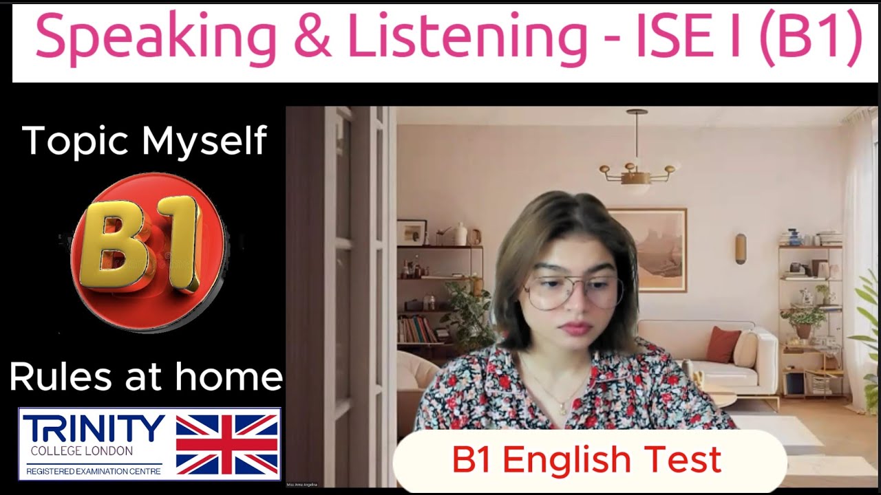 B1 English Test Trinity College London - ISE I (B1) Speaking ...