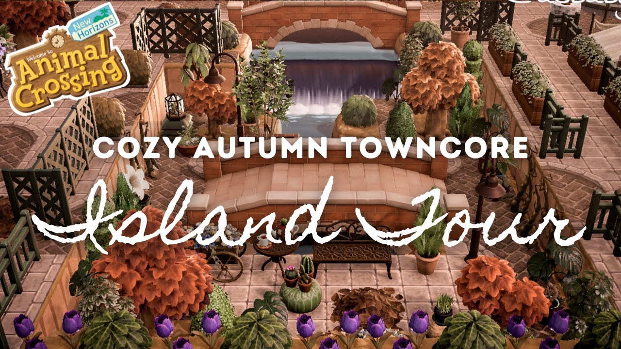 COZY AUTUMN TOWNCORE ISLAND TOUR | Animal Crossing New Horizons - YouTube