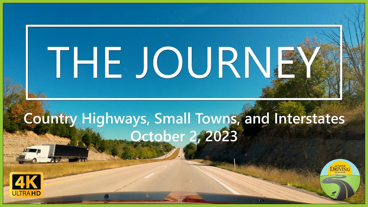 Country Highways, Small Towns, and Interstates - October 2, 2023 - YouTube
