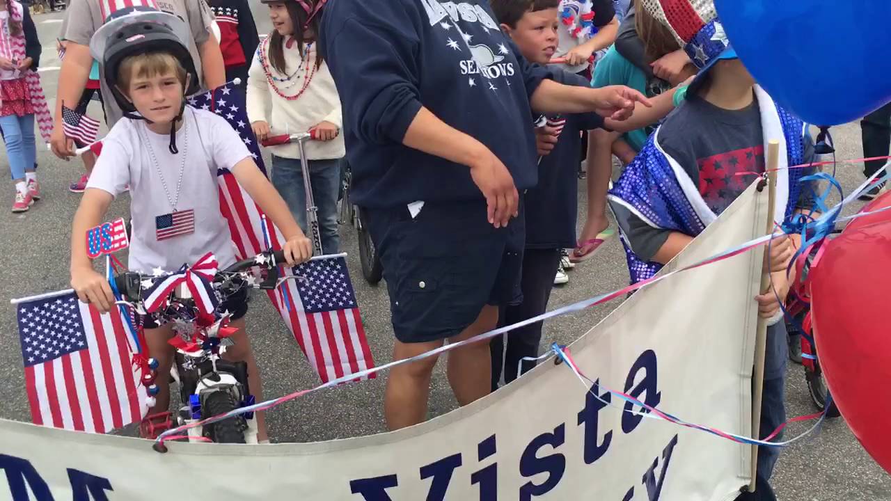 Mar Vista Elementary School Aptos Parade July 4th 2016 - YouTube