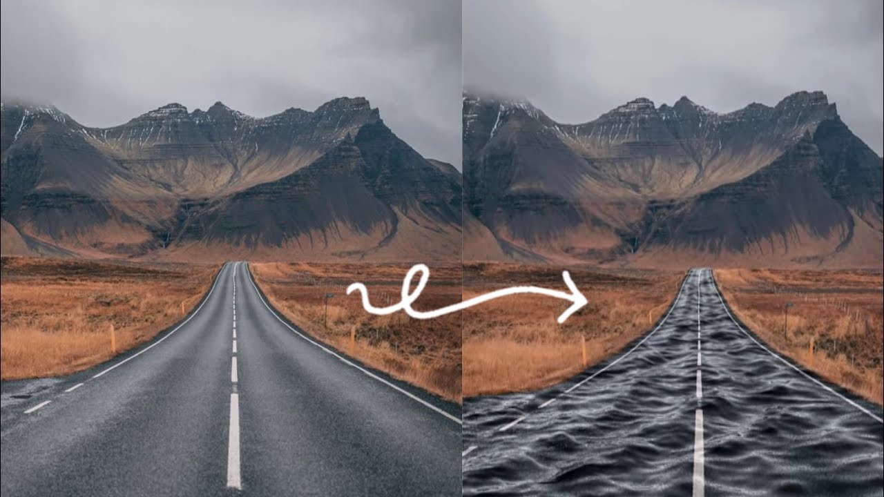 Wavy effect in photoshop #photoshop #graphicdesigner #photography # ...
