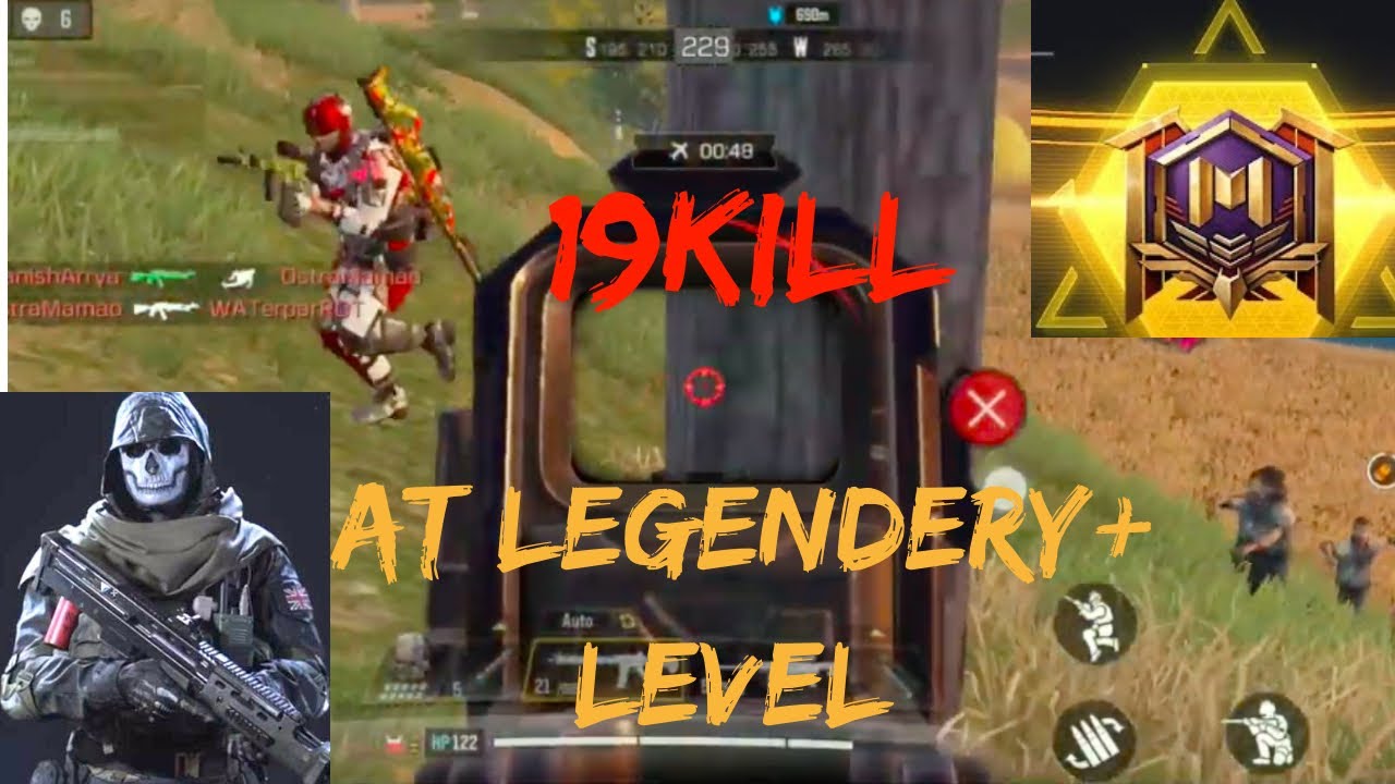 19 KILLS LEGENDARY ++ RANK IN BATTLE ROYAL CALL OF DUTY USING BEST GUN ...