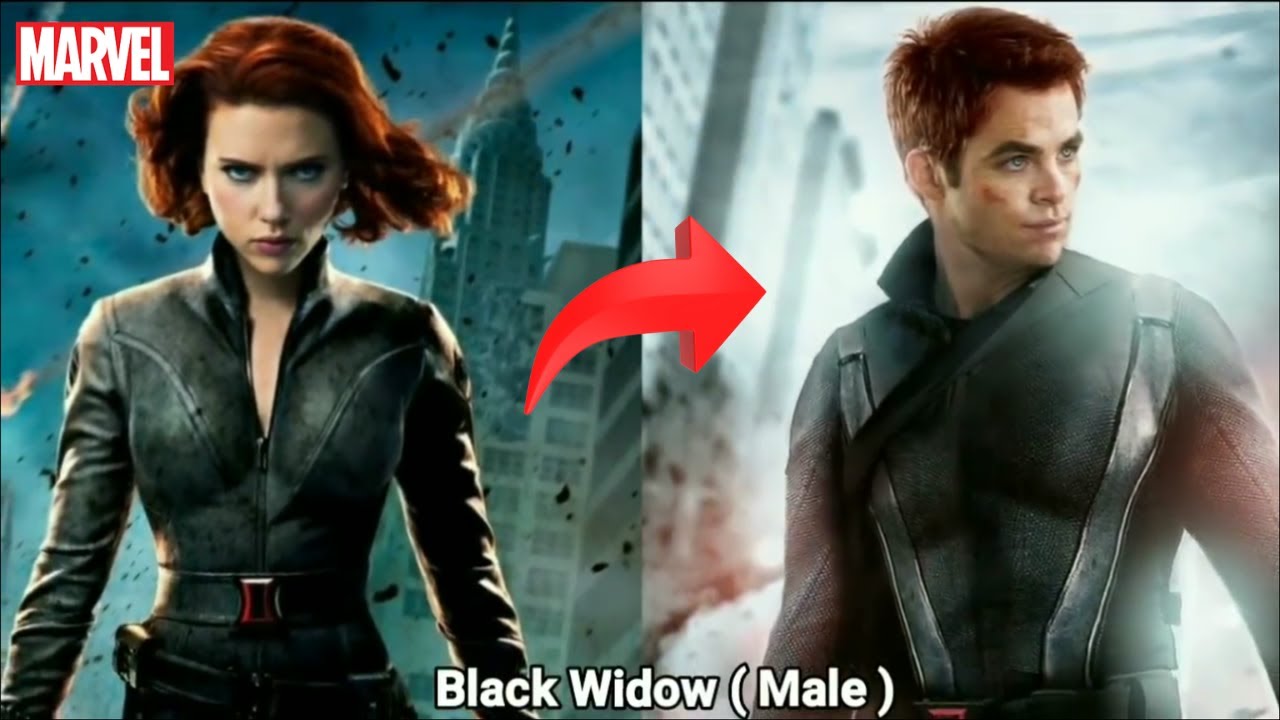 Marvel Superheroes Gender Swap Version: Iron Man, Captain, Black Widow ...
