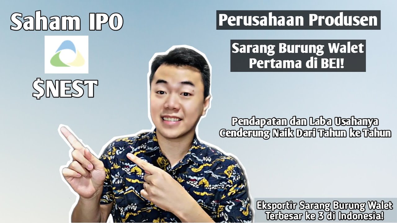 IPO NEST ESTA INDONESIA | Perusahaan Produsen Sarang Burung Walet Sekaligus Ekspotir Terbesar Ke ...