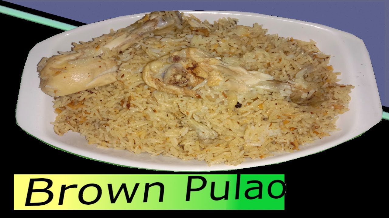 Eid special brown pulao recipe by food multiplority. - YouTube