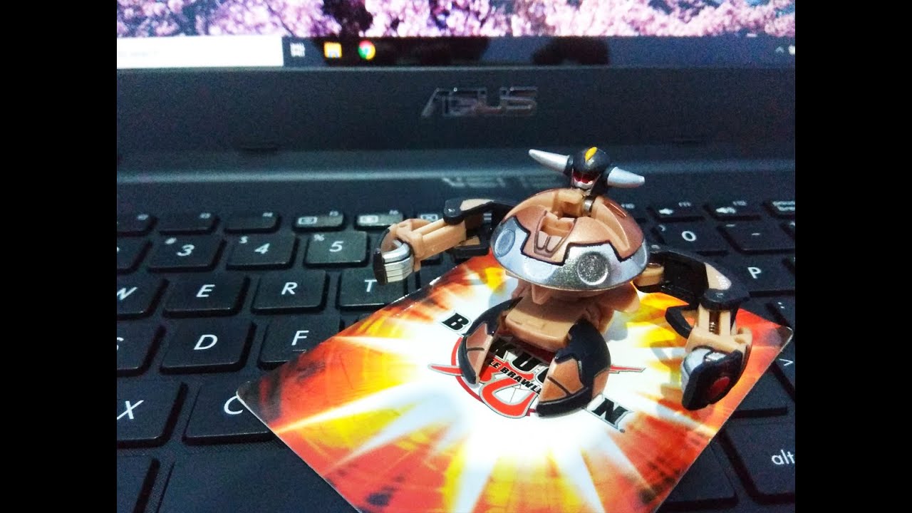 Bakugan Premo Vulcan Review (custom paint) - YouTube