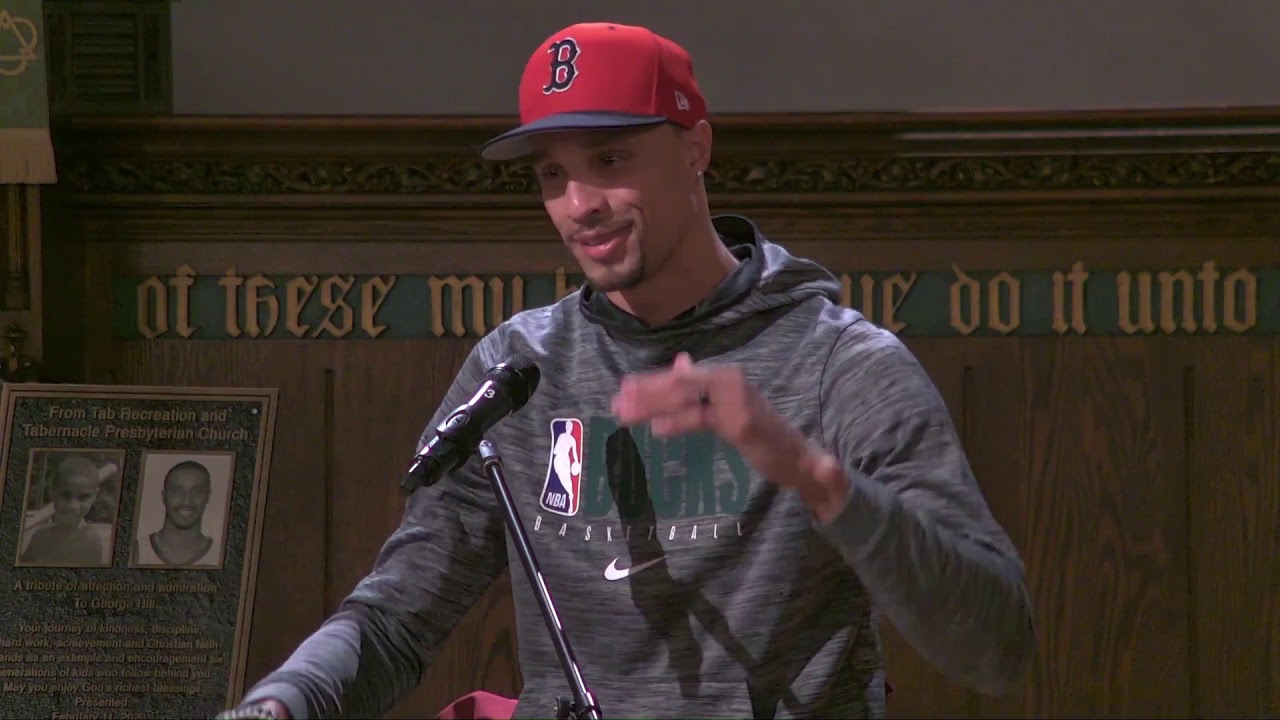 George Hill Tribute and Acceptance, February 11, 2020 - YouTube