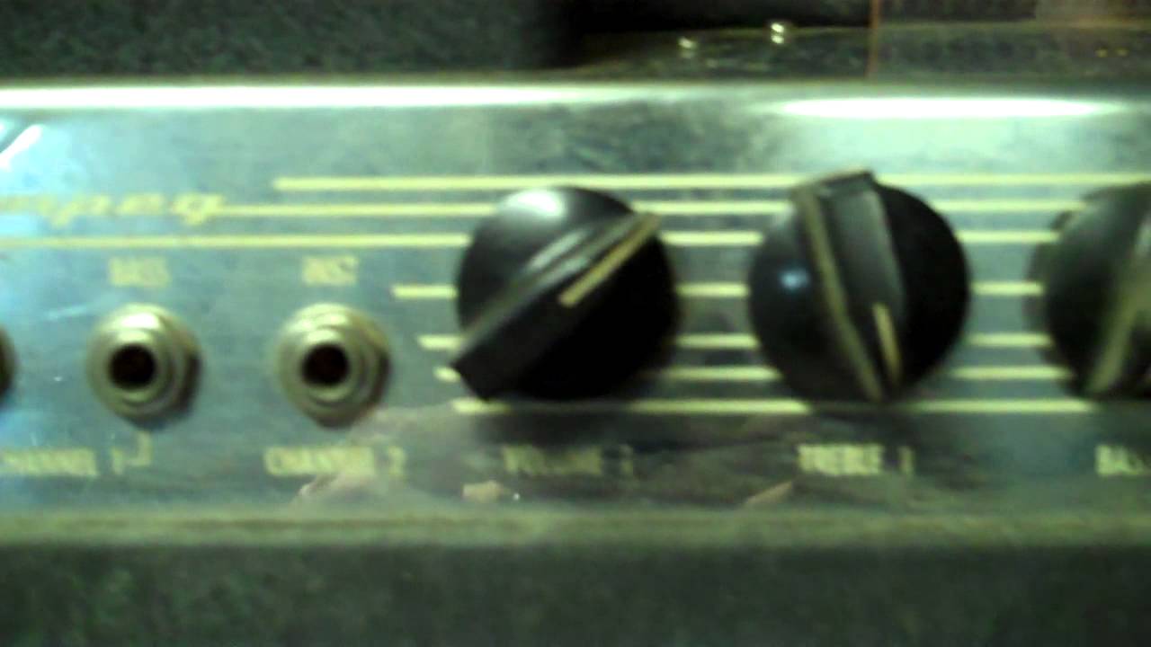Still my Ampeg B-18 N Portaflex Bass Guitar Tube Amp - YouTube
