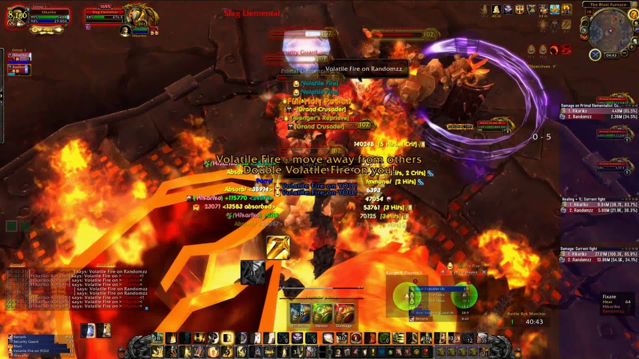 Prot Pala + Blood DK vs. Blast Furnace - YouTube