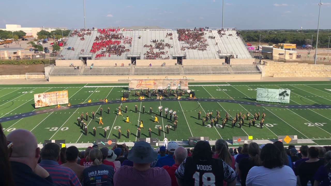 Johnson HS Band| Vista Ridge Marching Festival | 10/05/19 | High Cam ...
