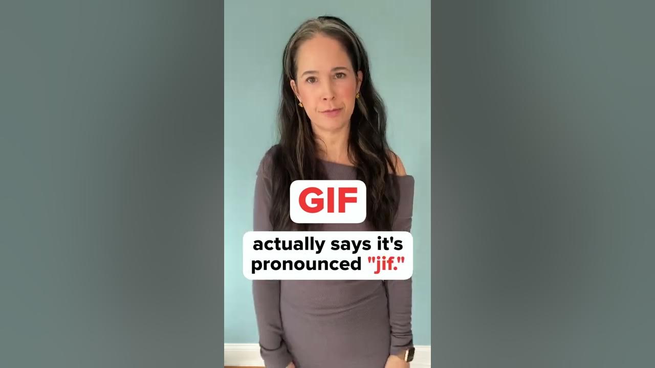 How to pronounce GIF - YouTube