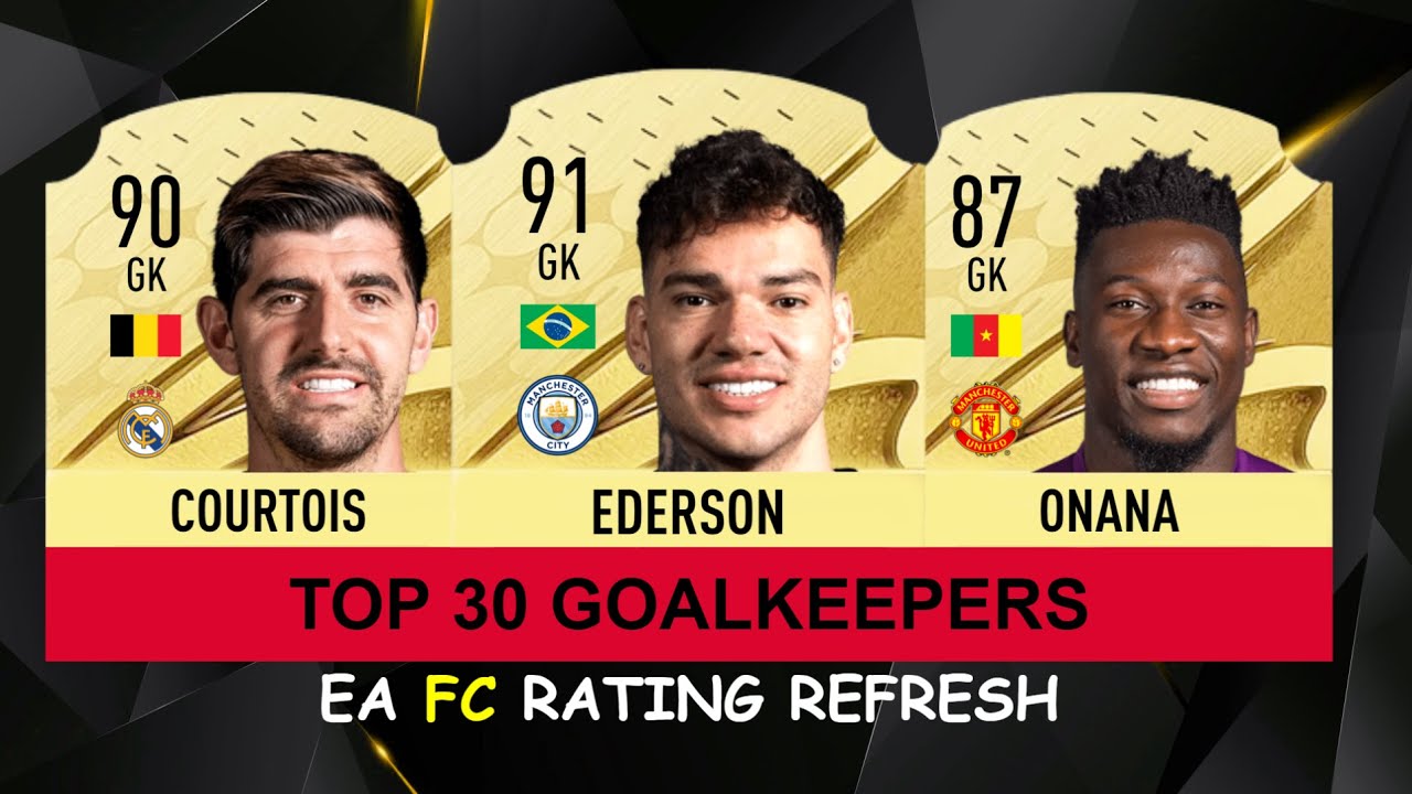 EA SPORTS FC 24 | TOP 30 GOALKEEPERS (FIFA 24) 😱🔥 ft. Ederson, Courtois ...