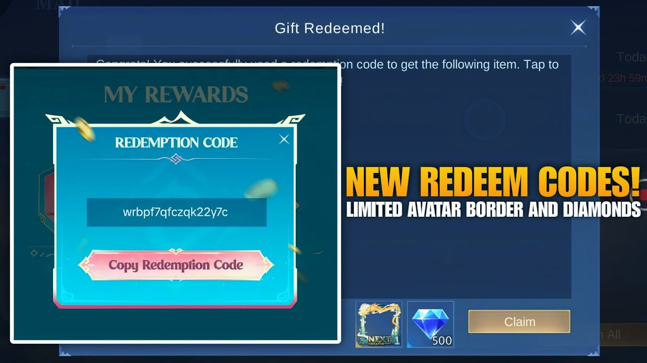 CLAIM YOUR LIMITED-TIME AVATAR BORDER REDEEM CODES AND DIAMONDS ...