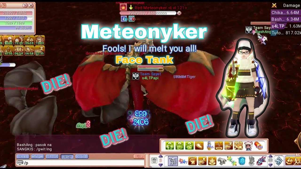 Flyff Universe Mobile MMORPG - BillPoster - Red Meteonyker Face Tank ...