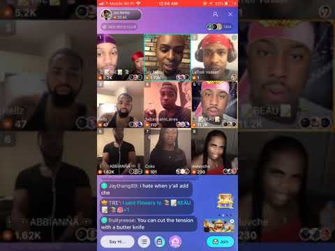 Ep:3 pt1 (BIGO LIVE) bad boys club (tae , jaynedaj , coko. , beau , etc) roasting . Drama . Fights