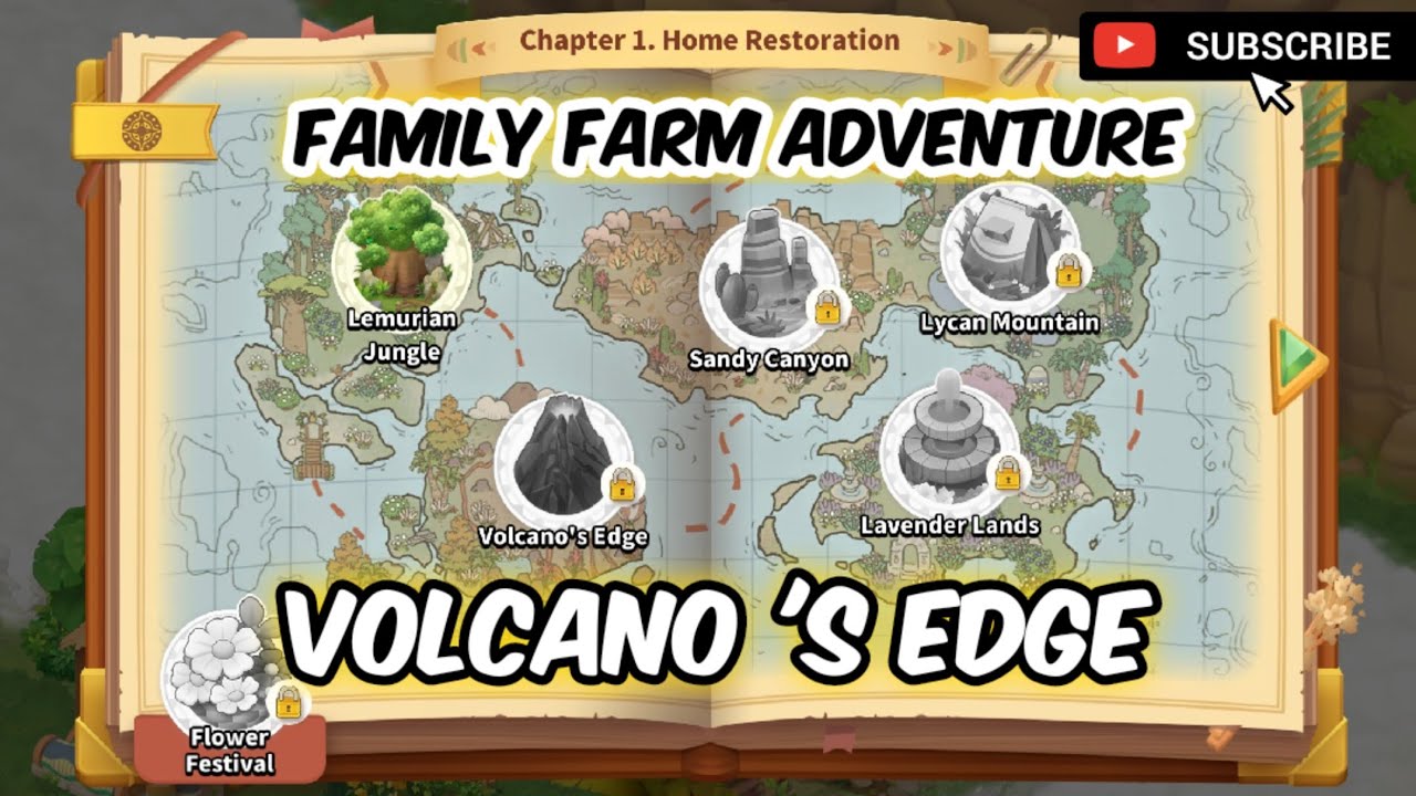 Volcano's Edge Island Adventure | Family Farm Adventure - YouTube