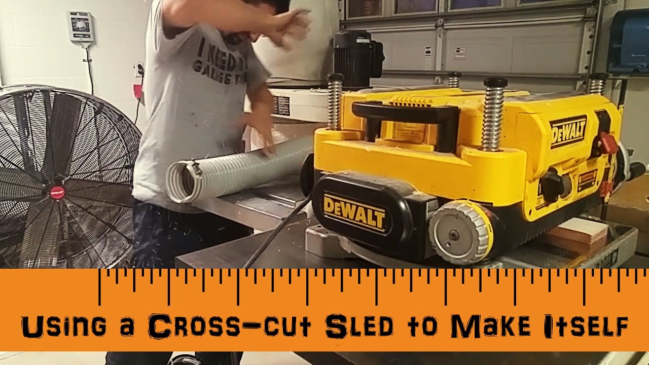Making a DIY cross-cut sled - YouTube