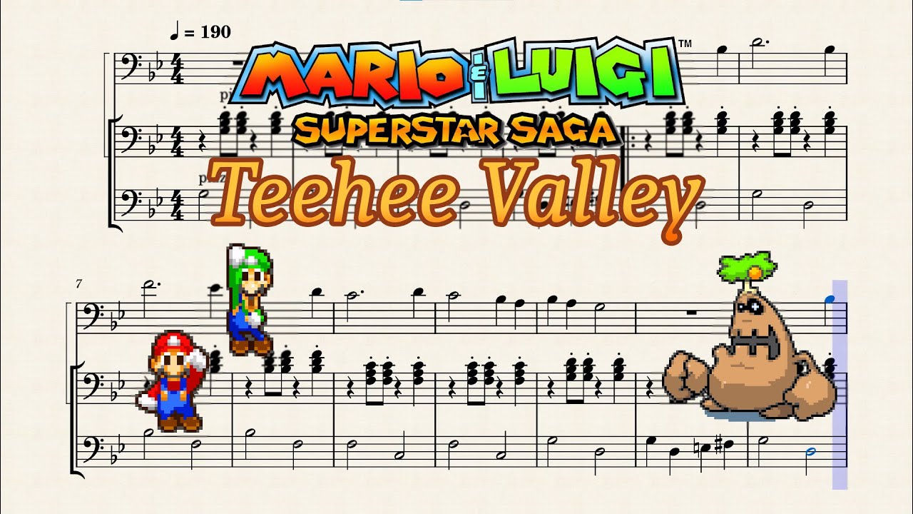 Teehee Valley - Arrangement from Mario & Luigi: Superstar Saga - YouTube