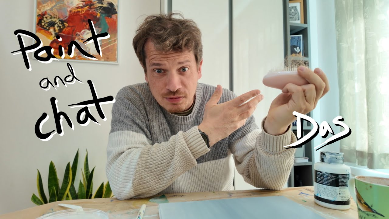 Paint and Chat: Can you paint with a human hair? - YouTube