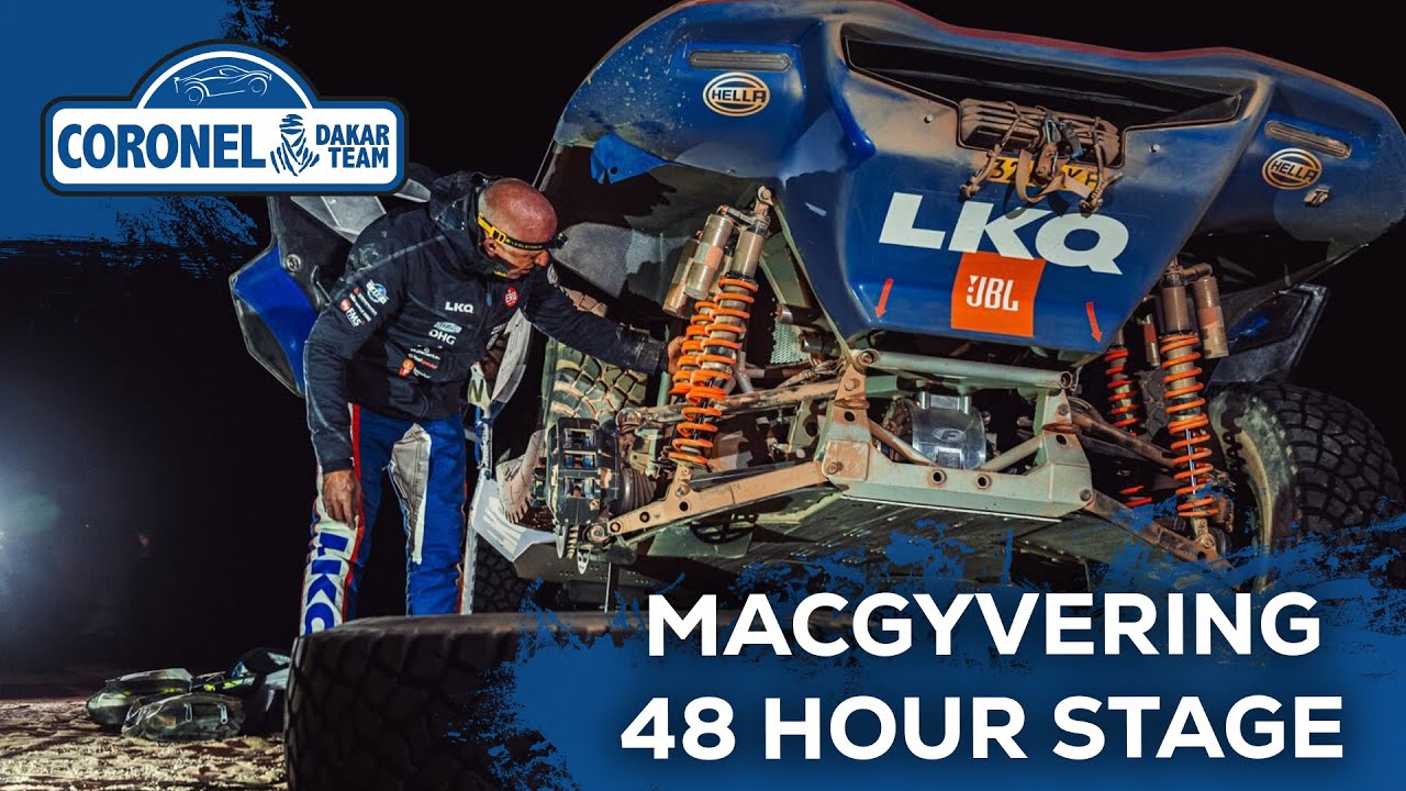 MACGYVERING OUR WAY THROUGH THE 48-HOUR DAKAR RALLY STAGE! 🤯 - YouTube
