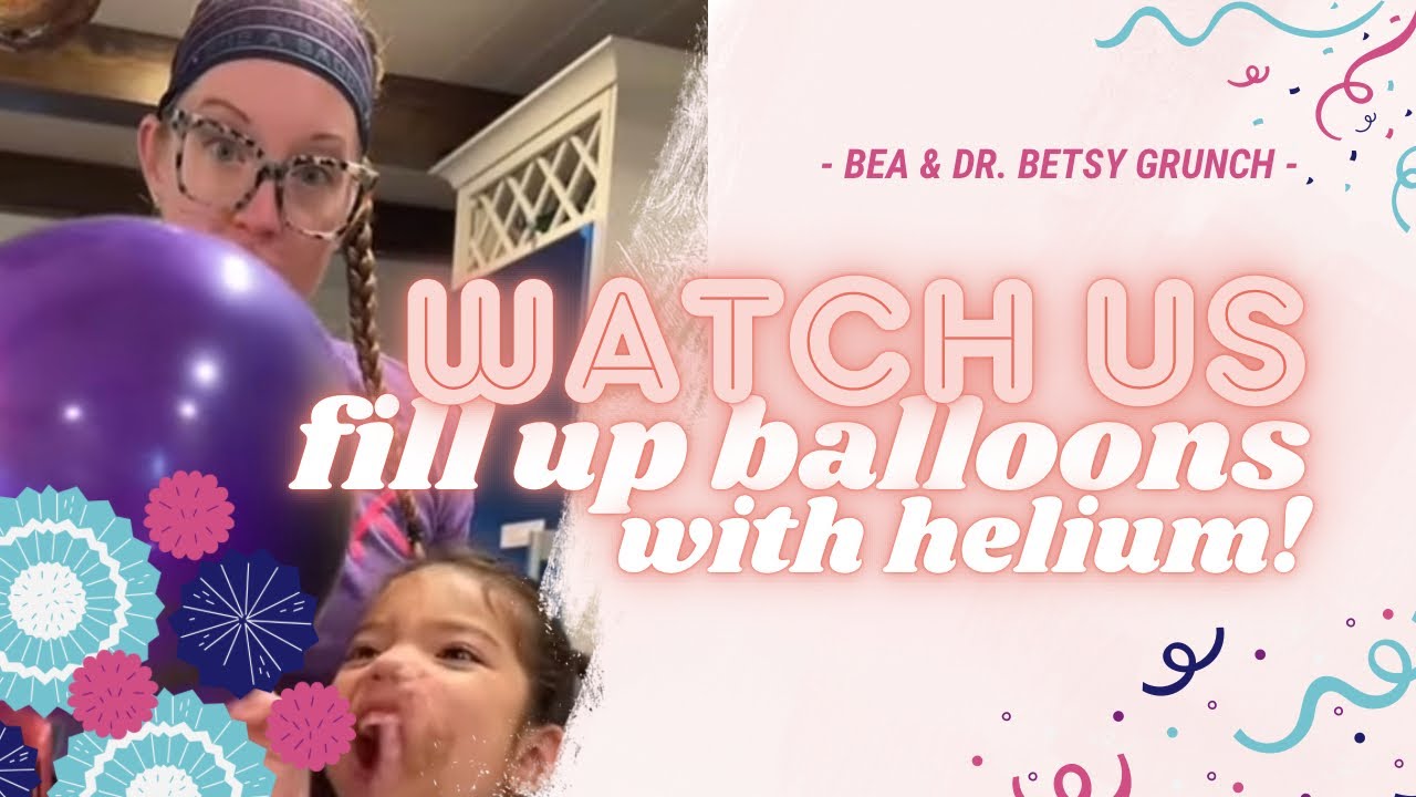 Watch us inflate balloons at home with a helium tank - core memories ...