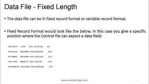 Oracle SQL Loader - YouTube