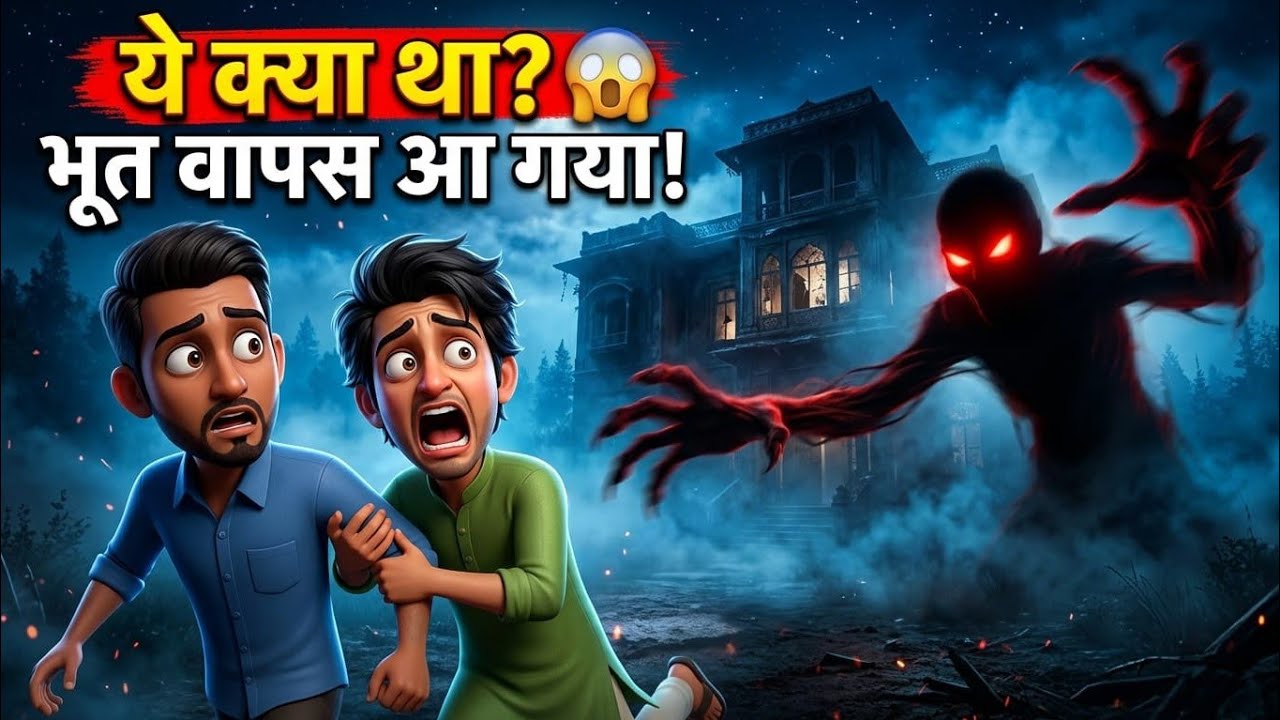 भूत फिर लौट आया! 😱 | Haunted Haveli Horror Story Part 1 | 3D Cartoon ...