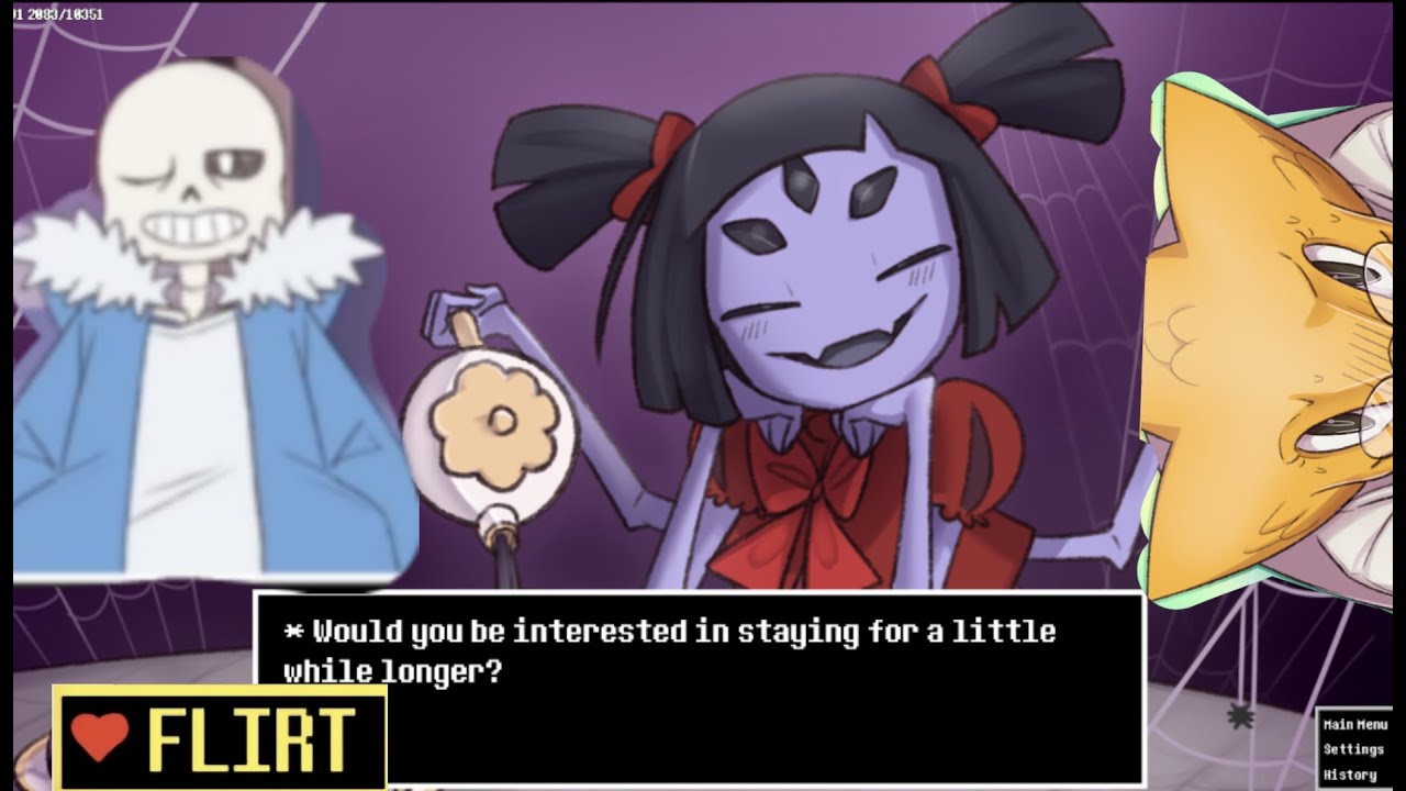 ANOTHER DATE WITH SANS (+ Muffet and Alphys!) - YouTube