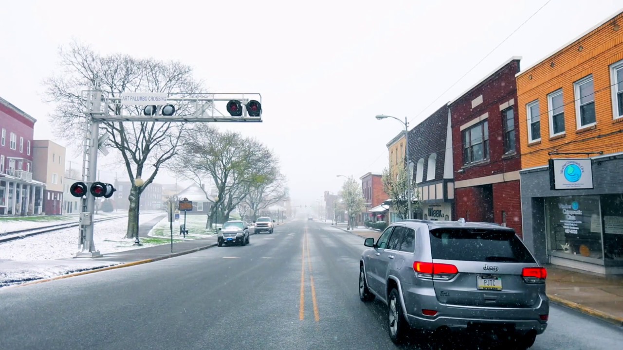 A Surprise Springtime Snowstorm in Windber, Pennsylvania during the ...