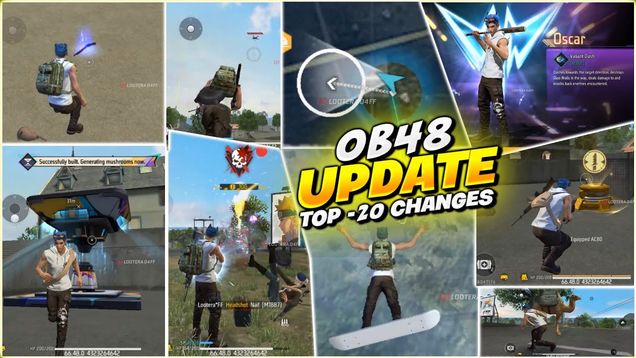 Ob48 Update Top 20 Changes 🤯💥 | Ob48 Update Free Fire | Free Fire New ...