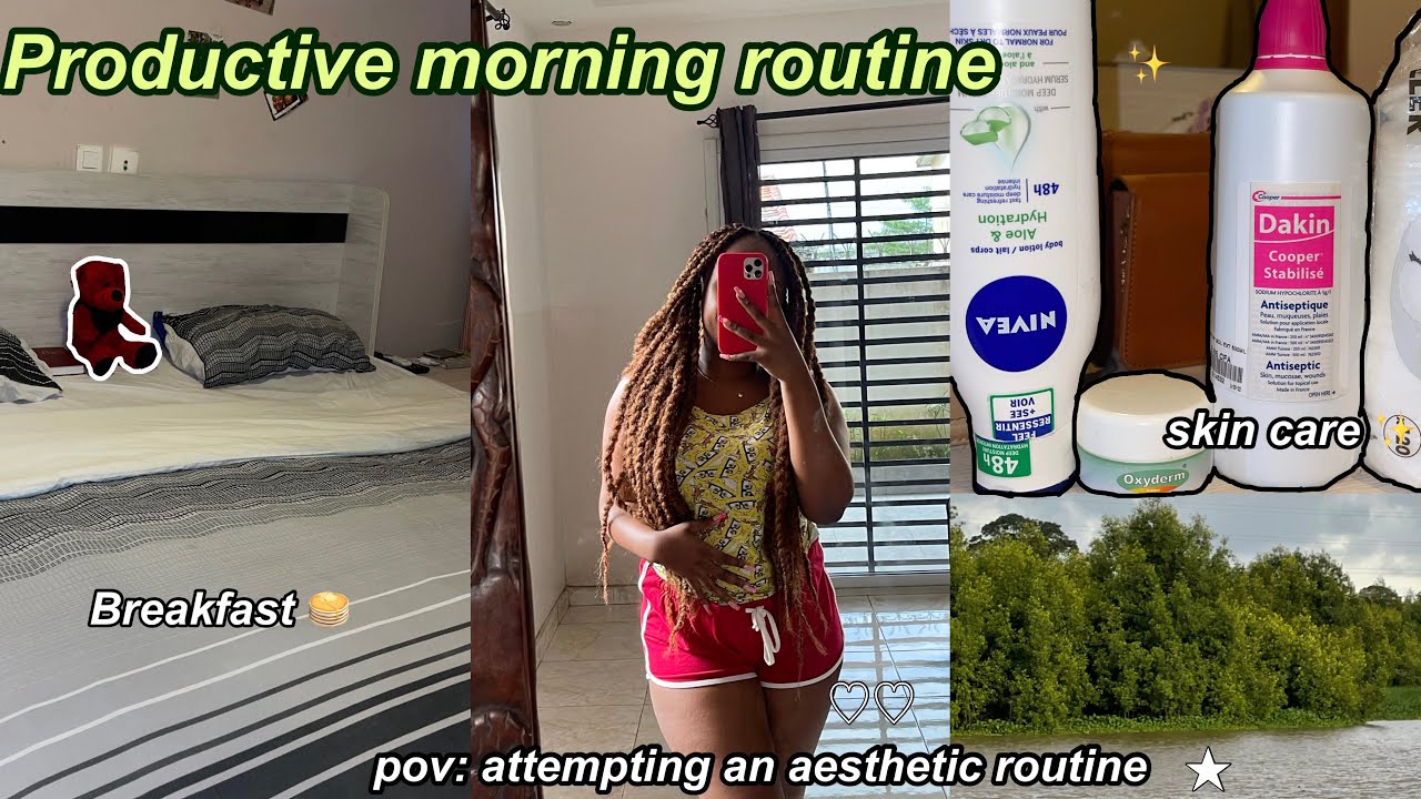 aesthetic productive morning routine - YouTube